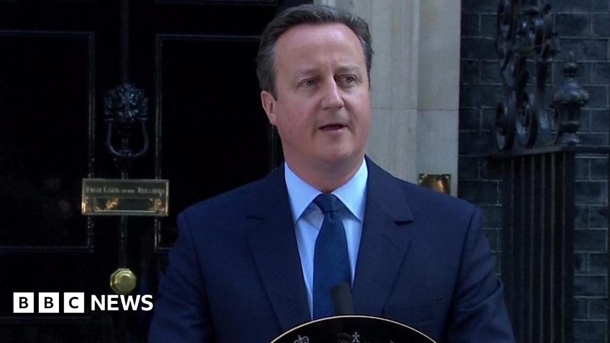 Brexit: David Cameron's resignation statement in full - BBC News