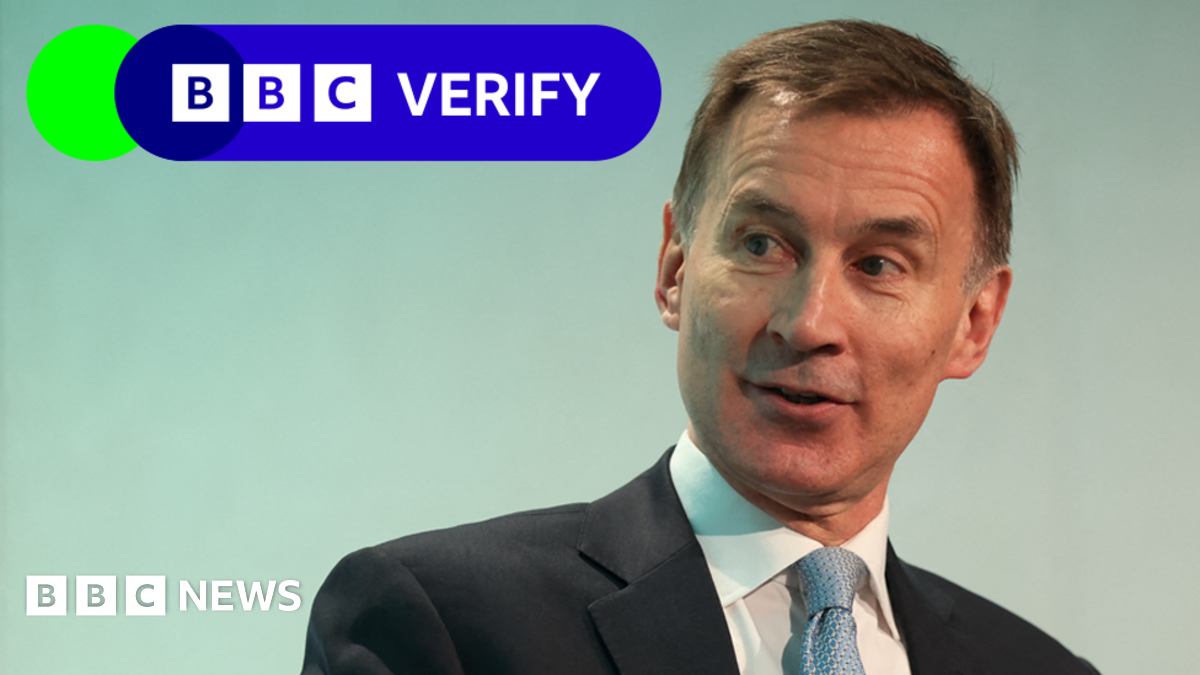 National Insurance: Is Jeremy Hunt right about £1,000 saving? - BBC News
