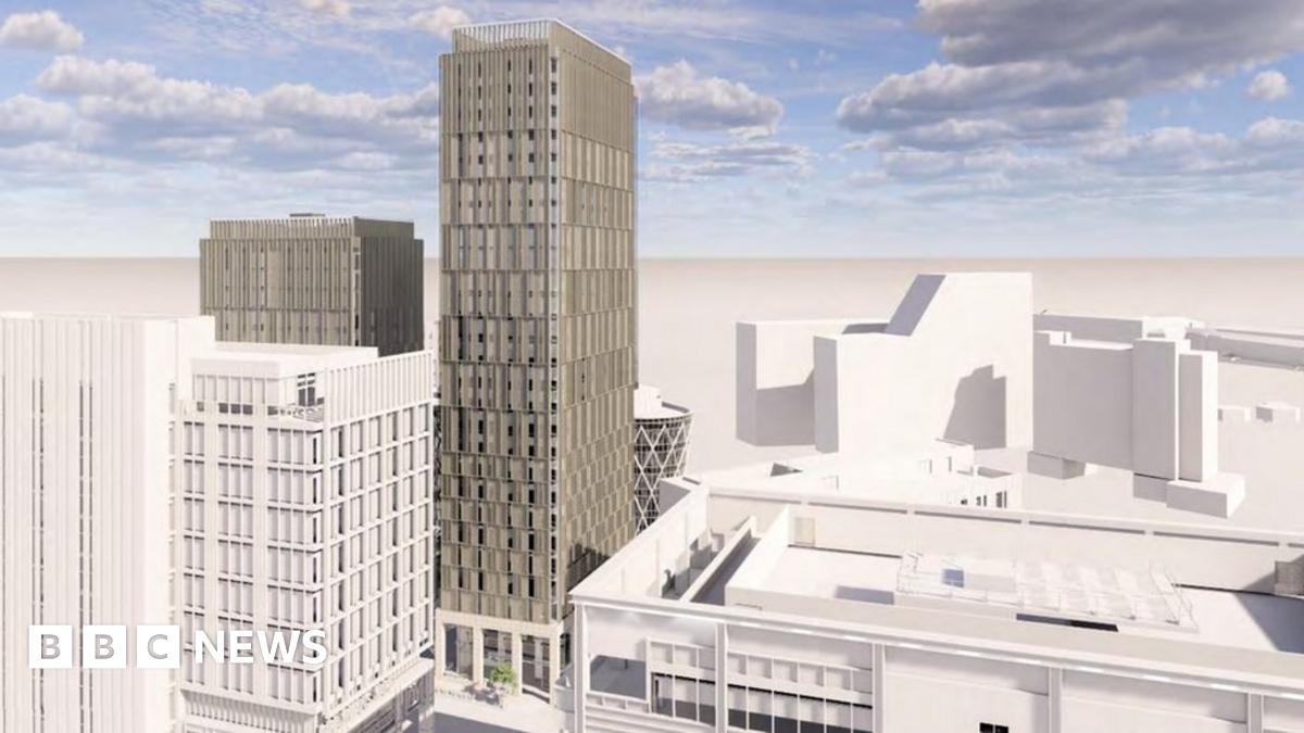 Plans to build Newcastle's tallest building submitted - BBC News