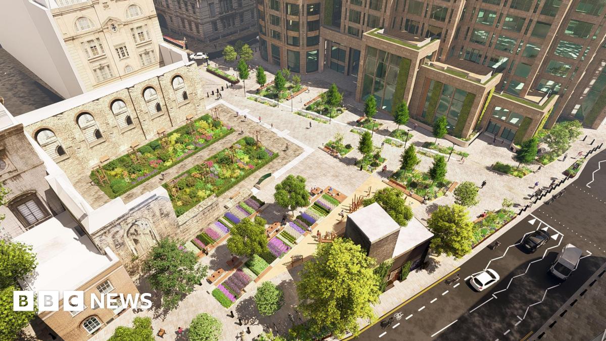 Plan approved for new public square in City of London - BBC News