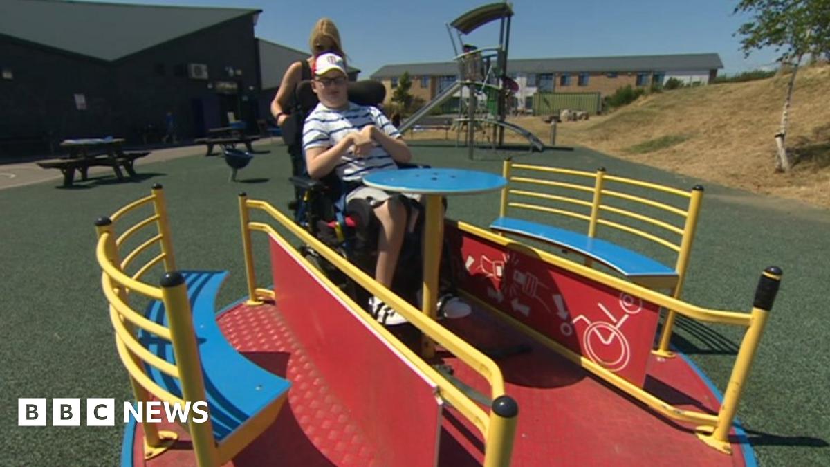 Call for more disabled-friendly playgrounds around Wales - BBC News