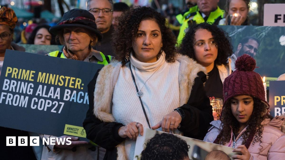 COP27 shines spotlight on Egypt's political prisoners - BBC News