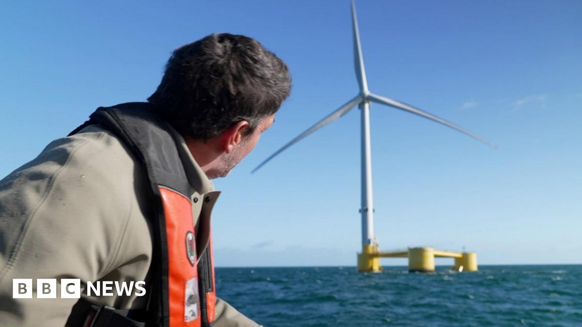 Can floating turbines harvest the world's wind? - BBC News