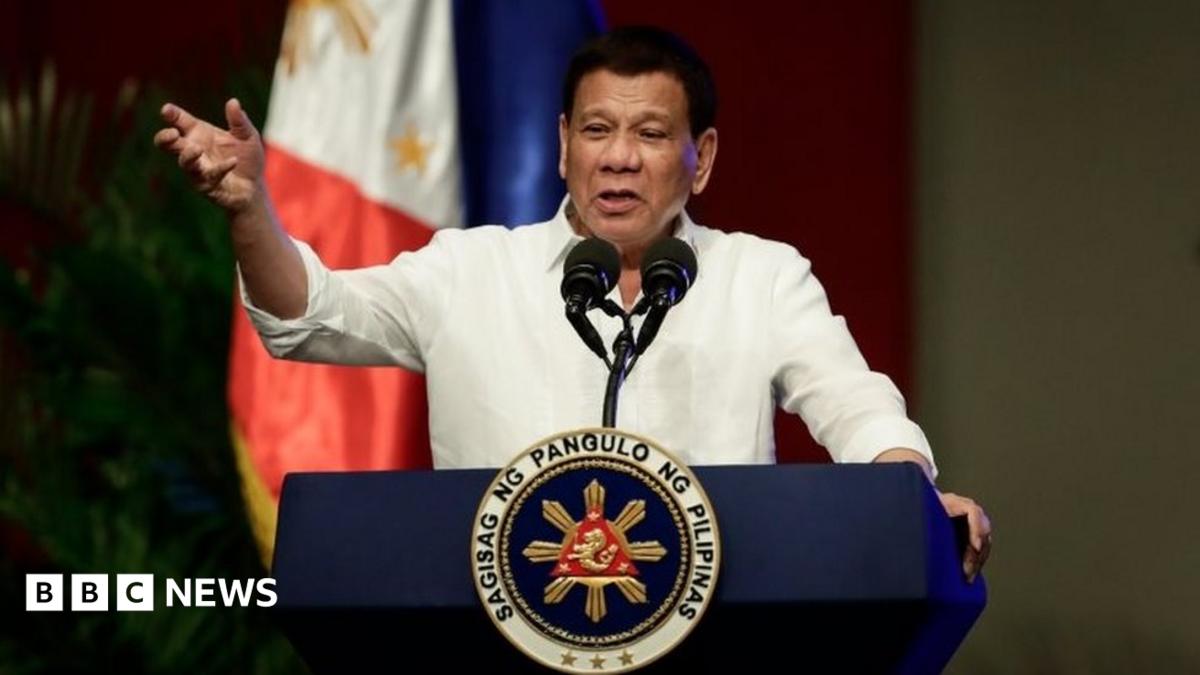 In fiery attack, Philippines' Duterte accuses EU of plotting - BBC News