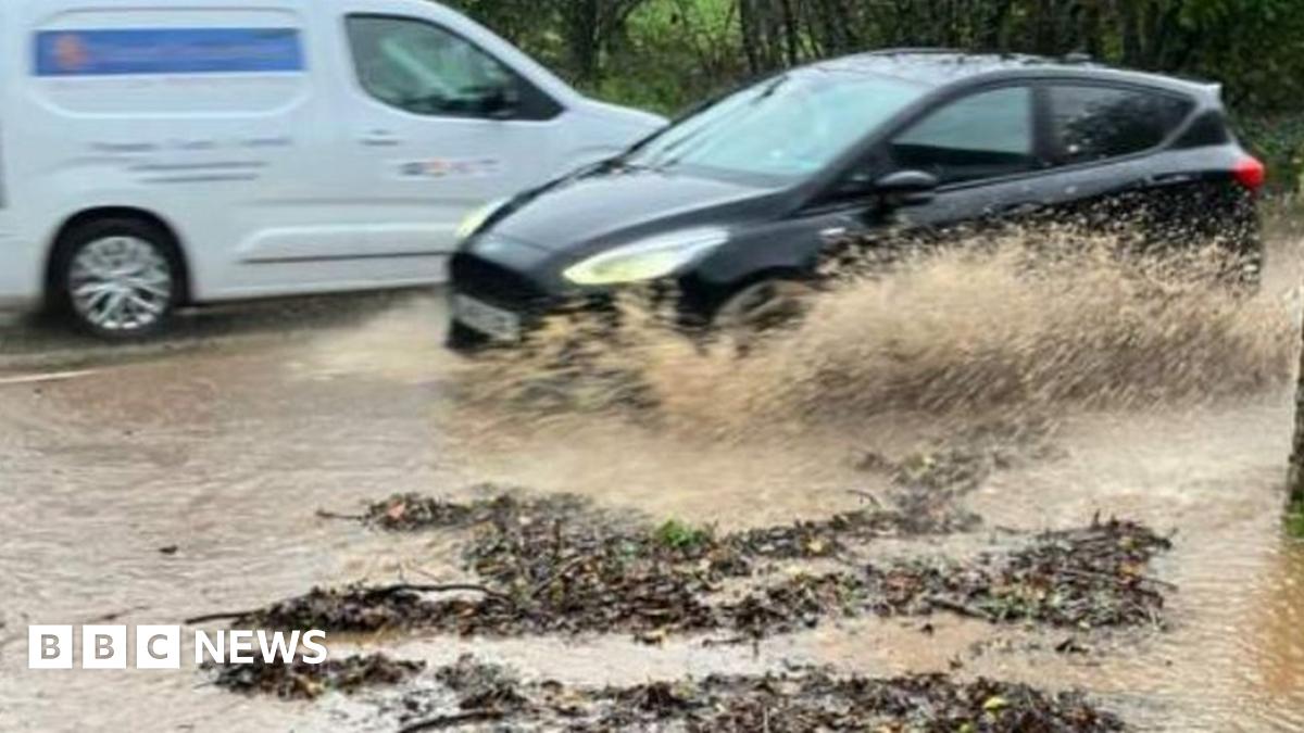 Devon: Storm Ciarán causes floods, power outages and shuts schools ...