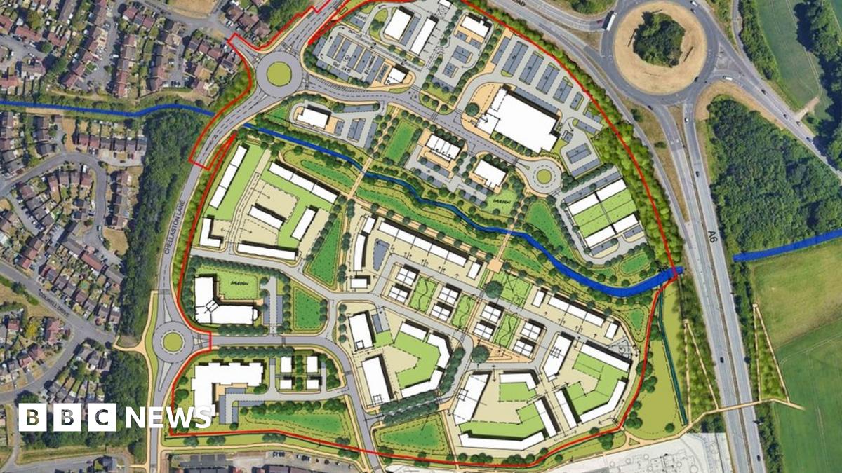 Derby: Final plans for more than 200 homes submitted - BBC News