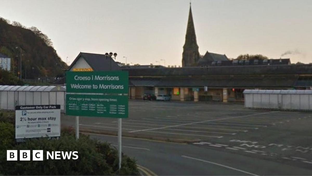 Woman, 87, died after being hit by Morrisons supermarket door - BBC News