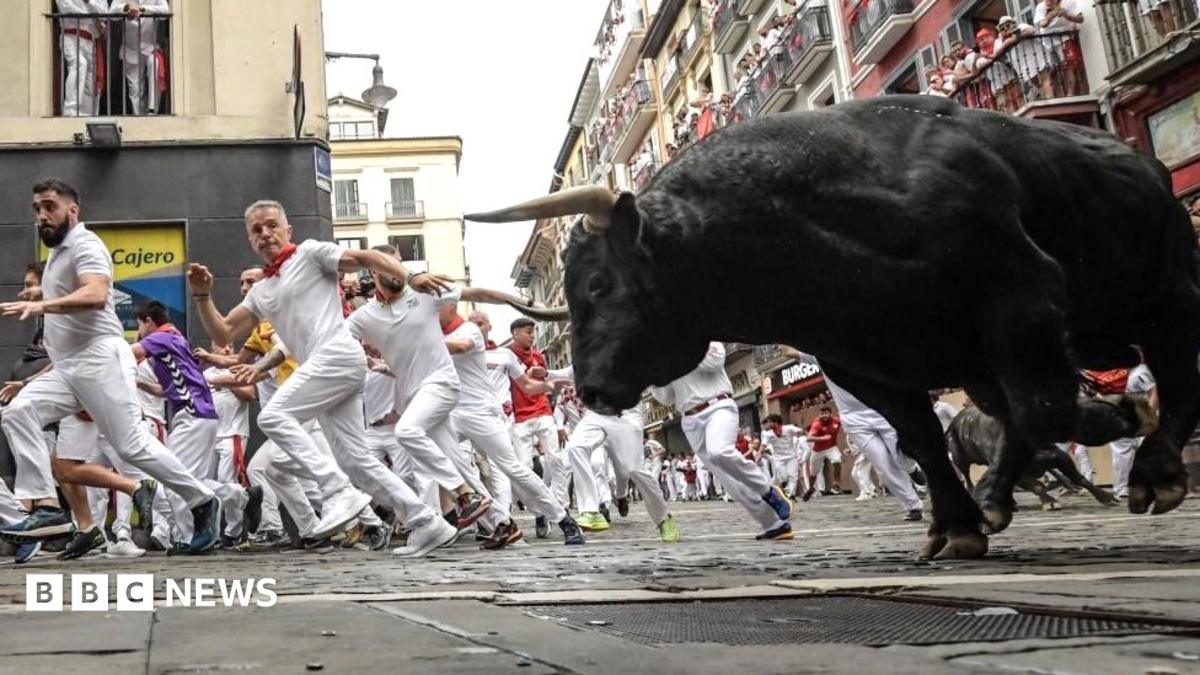 Spain’s bull run tackles sexual assaults head on - BBC News