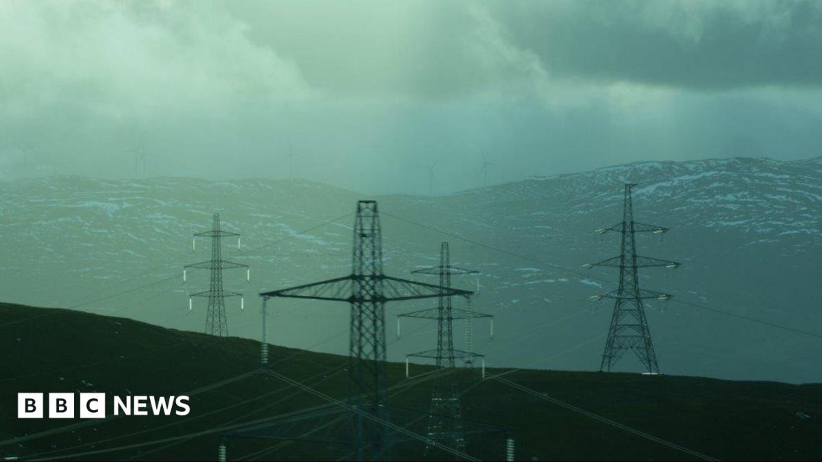 Controversial Beauly to Denny power line fully operational - BBC News