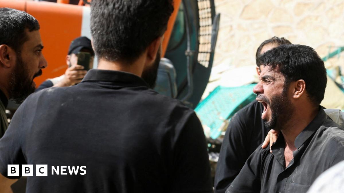 Iraq shrine collapse: Eight bodies pulled from rubble after landslide ...
