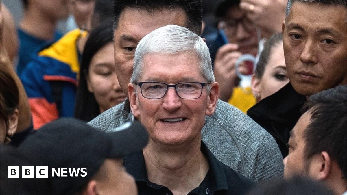 Apple boss Tim Cook makes surprise China visit - BBC News