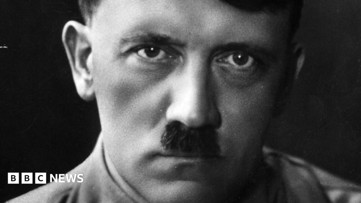 Hitler painting on show for first time at Italy museum - BBC News