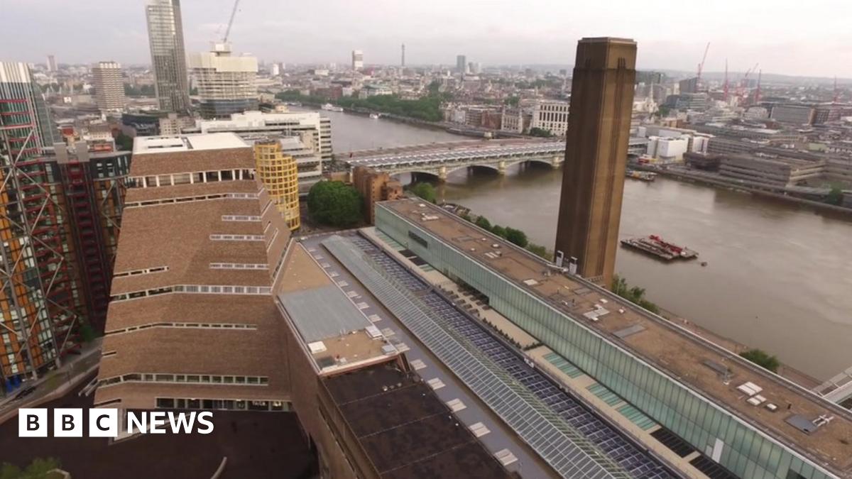 Tate Modern shows off new pyramid tower - BBC News