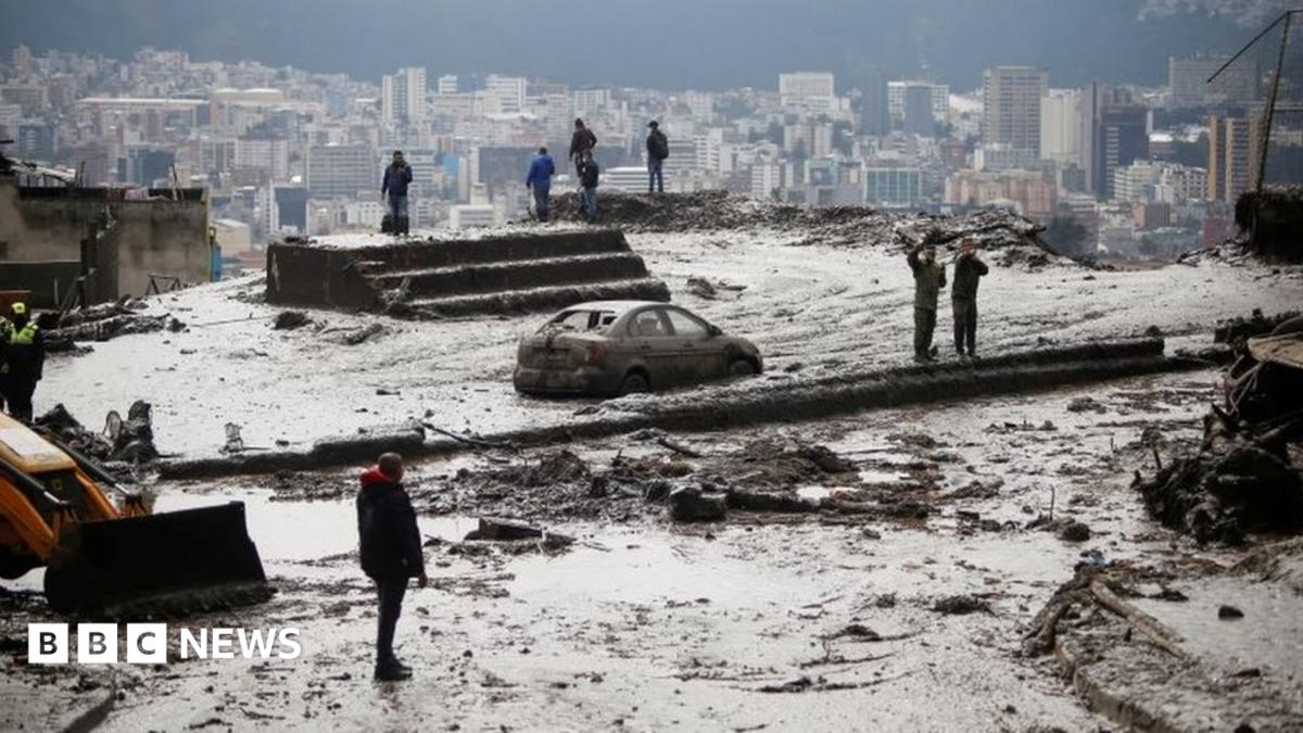 Ecuador: Deadly landslide after heaviest rainfall in years - BBC News