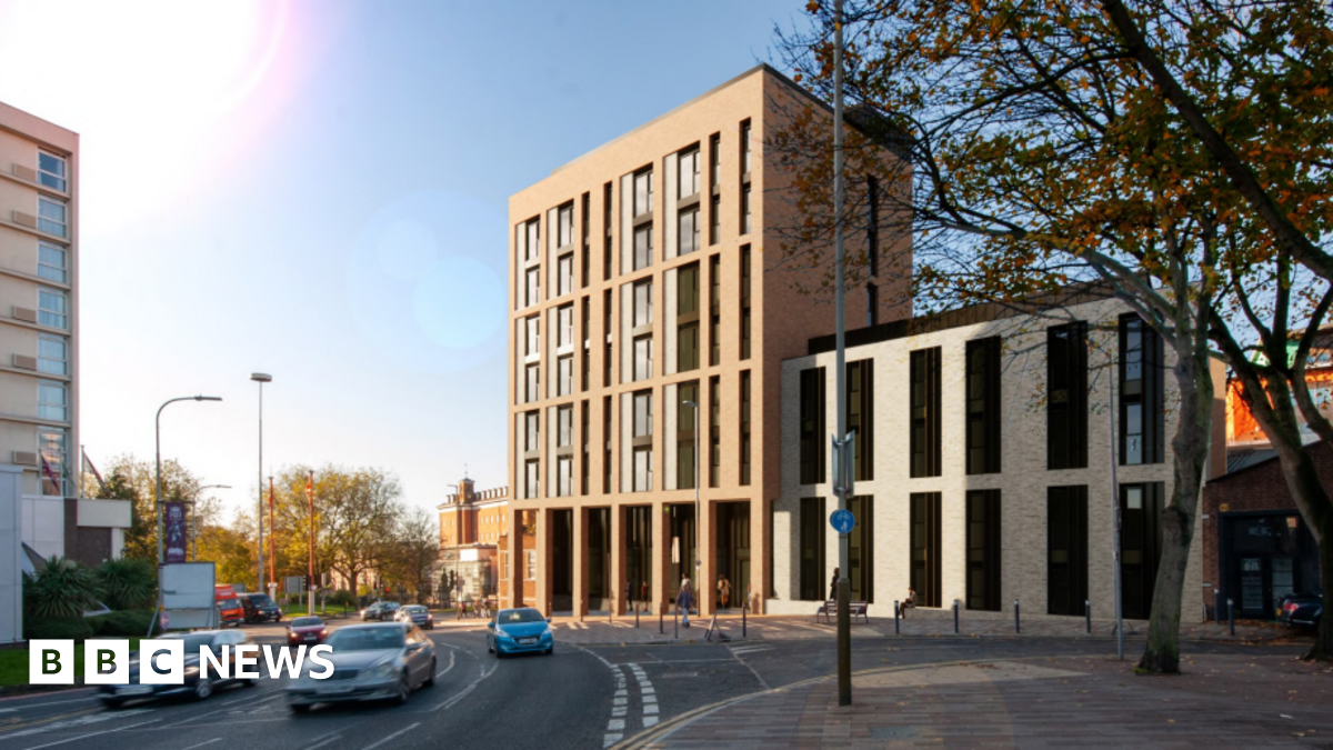 Leicester city centre student flats plan set for approval - BBC News