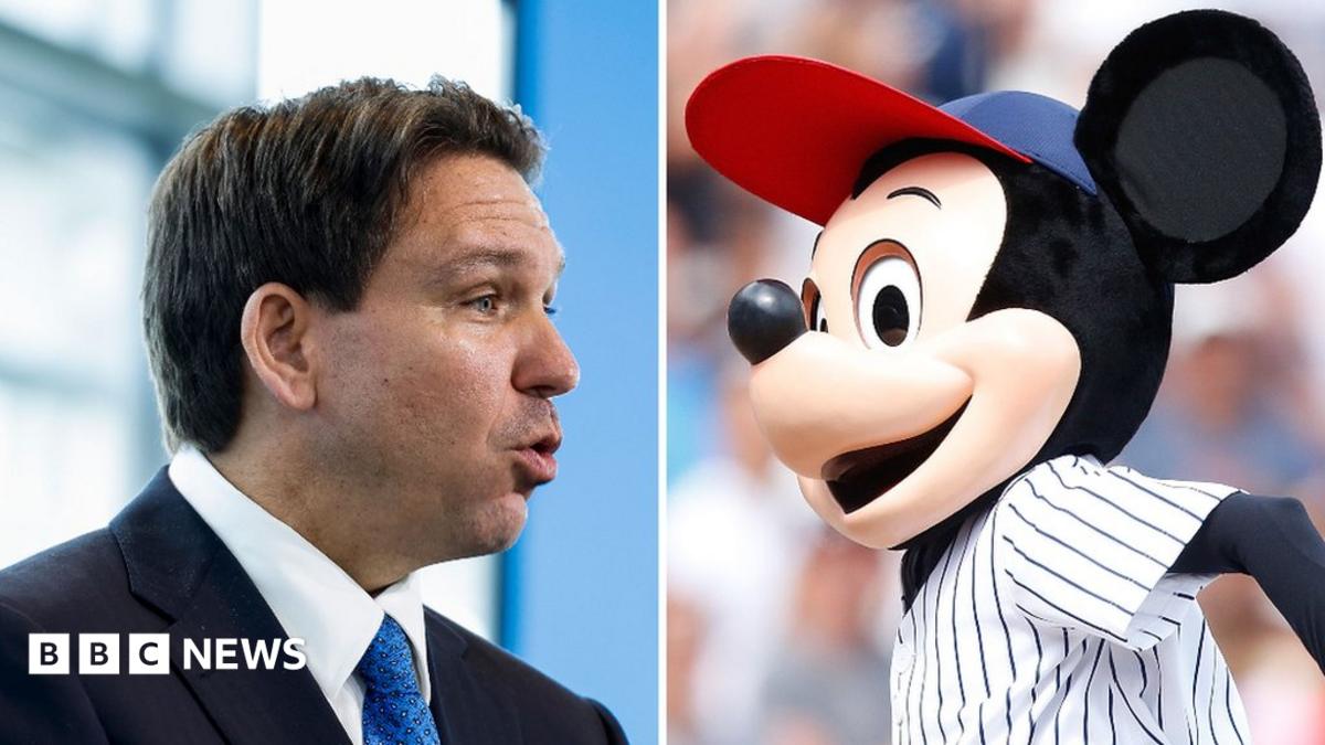 Ron DeSantis thinks his feud with Disney will pay off. Here's why - BBC ...