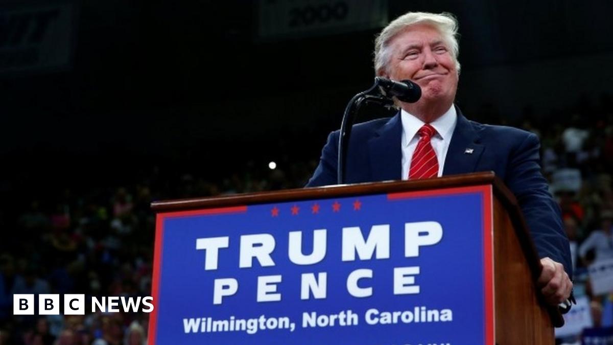 US election: Anger over Donald Trump gun rights remarks - BBC News