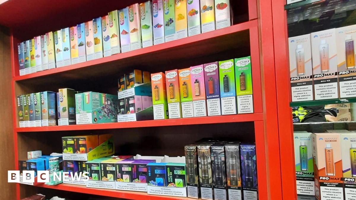 Swindon raids uncover £55k of illegal vapes, tobacco and alcohol - BBC News