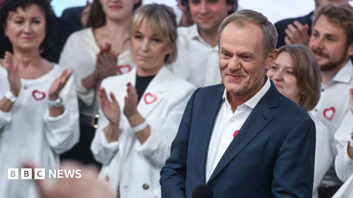 Poland election: Tusk's opposition eyes power after pivotal vote - BBC News