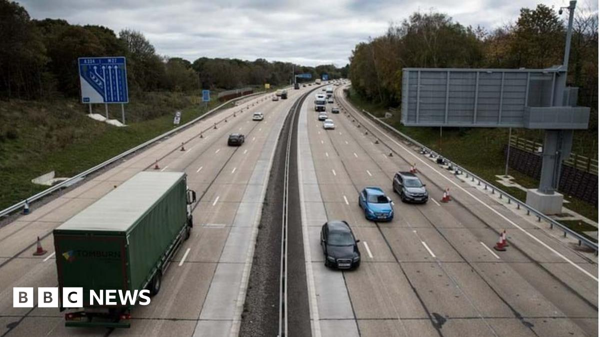 Hampshire M27 closures as two-year £83m project starts - BBC News