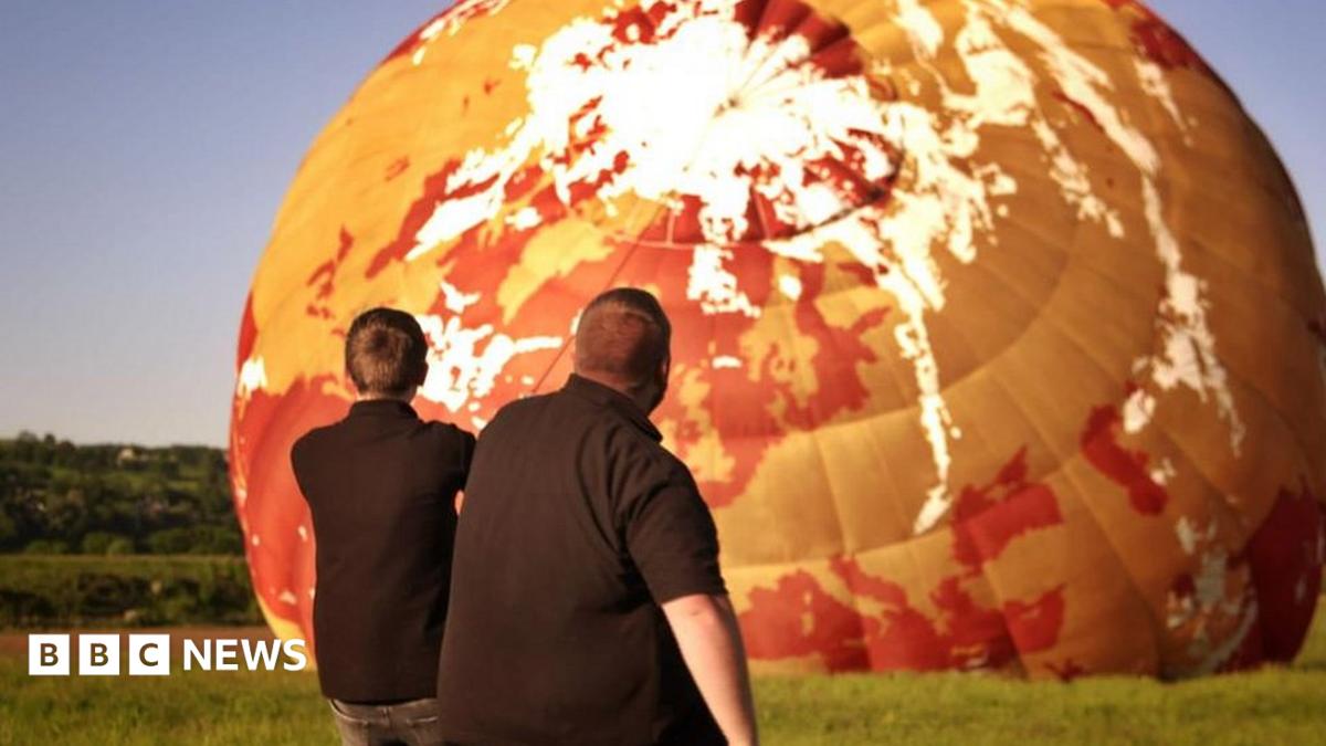 Bristol-made BBC hot air balloon to fly again after restoration - BBC News