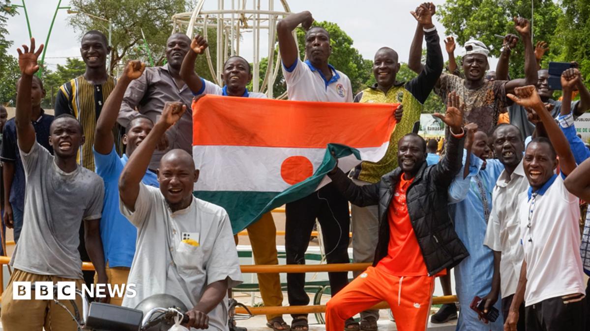Niger: President Mohamed Bazoum calls on US for help after coup - BBC News