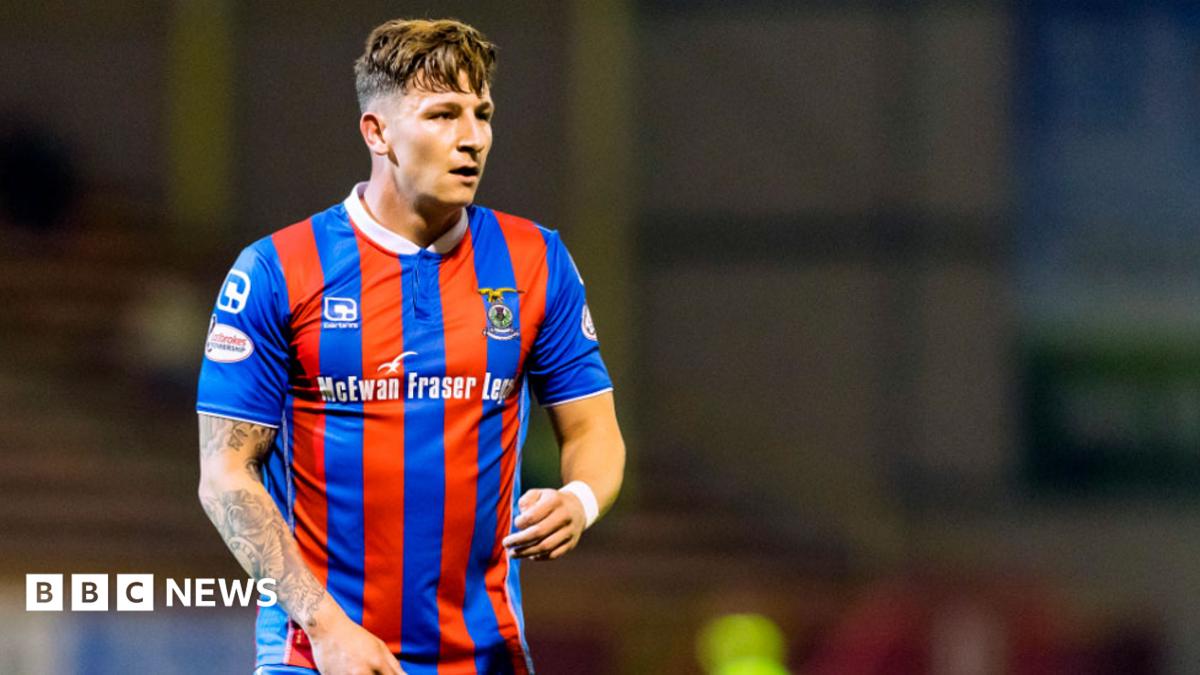 Inverness defender told to behave after city centre row - BBC News