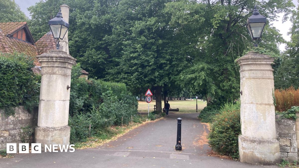 Council introduces anti-terror gates to town park - BBC News