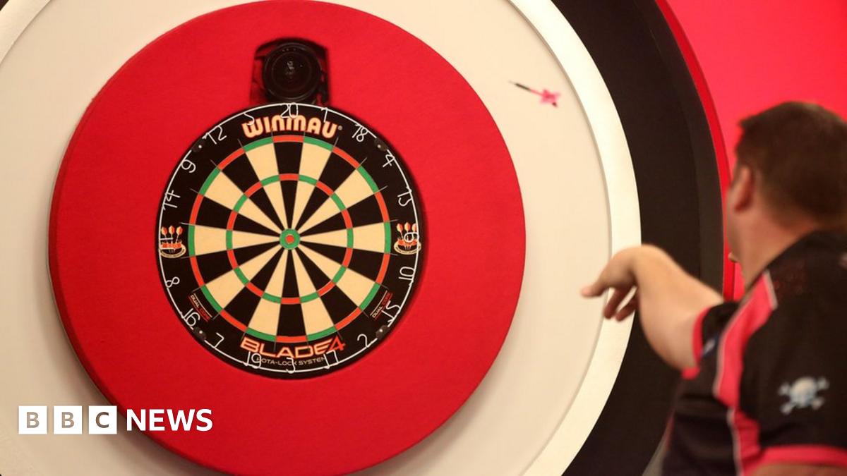 Bridgend's Nodor: What goes into making a perfect dart? - BBC News