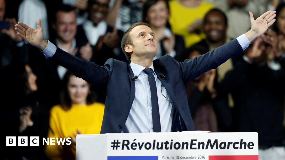French presidency: Fired-up liberal Macron in push for top job - BBC News