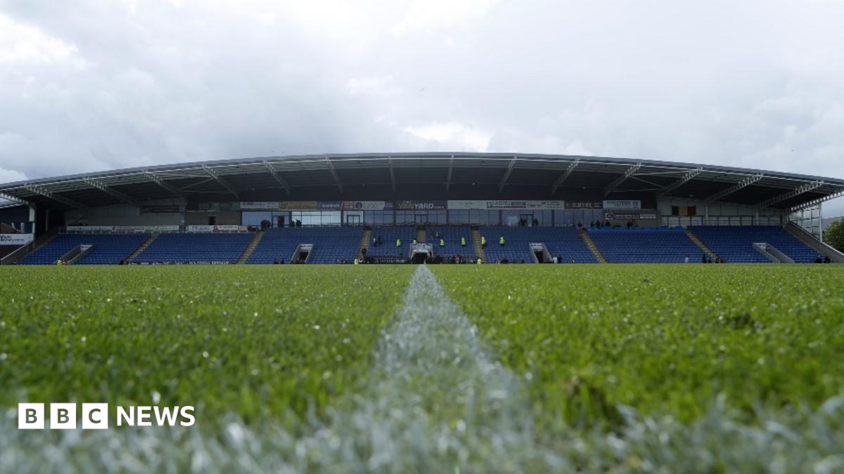 Chesterfield FC: Images released after football match pitch invasion ...