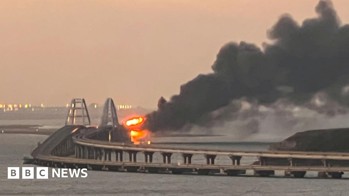 Crimean bridge: Who - or what - caused the explosion? - BBC News