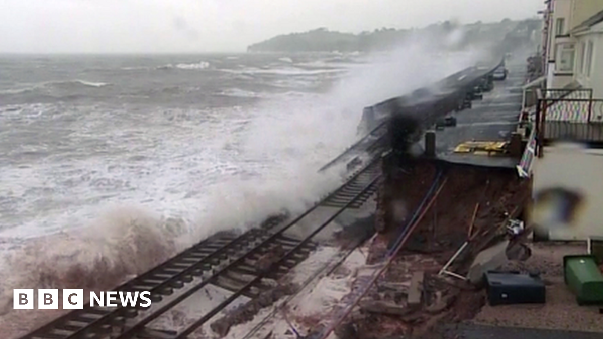 Dawlish railway: Decade on from storm devastation - BBC News