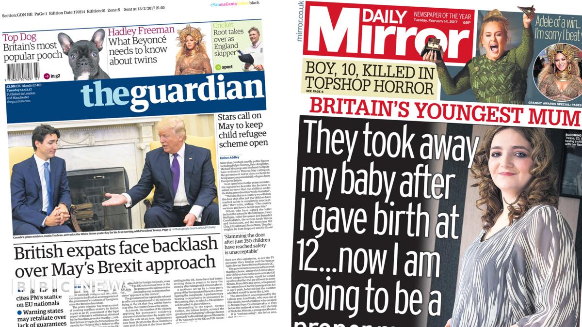 Newspaper headlines: Brexit consequences debated in the press - BBC News
