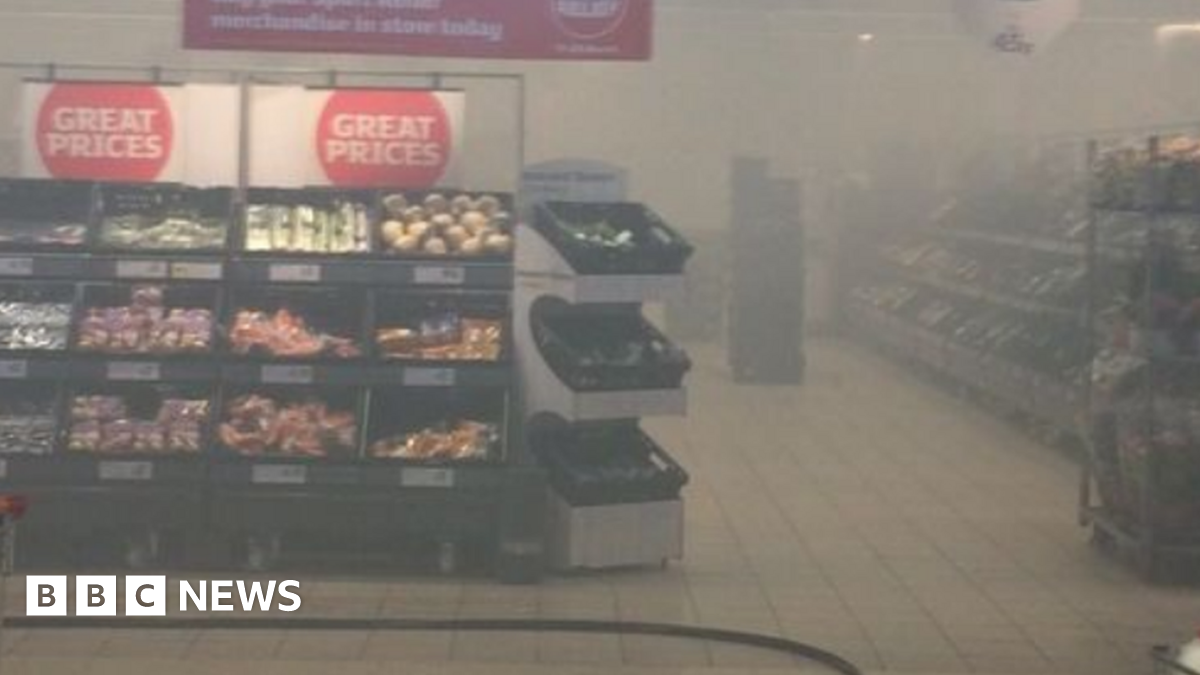 Fire at Sainsbury's in Coventry treated as arson - BBC News