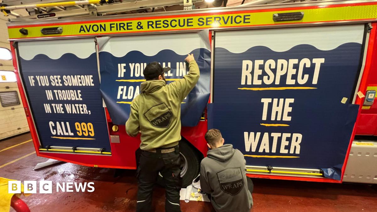 Avon fire service issues warning to 'respect the water' - BBC News