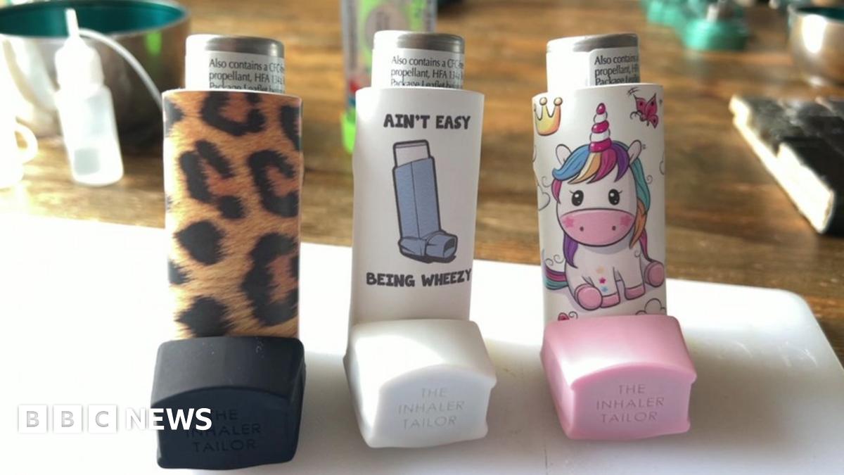Colourful inhaler cases could boost child use - BBC News
