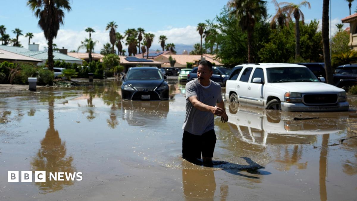 Post-tropical cyclone Hilary: Widespread flooding batters California ...
