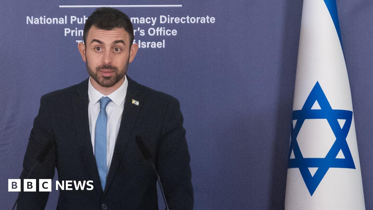 Israeli government spokesman Eylon Levy suspended after UK online row ...