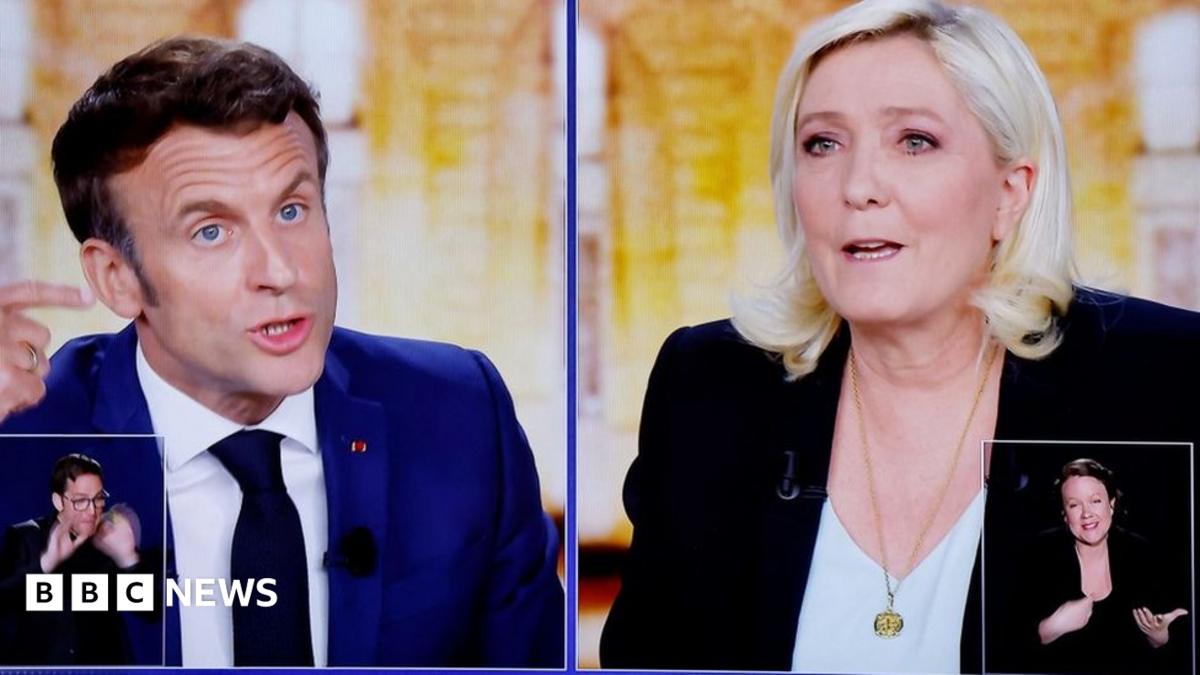 French elections: Macron v Le Pen and two visions for France - BBC News