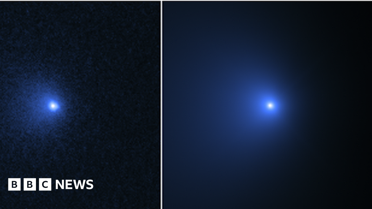 Nasa scientists spy 'largest comet ever seen' - BBC News