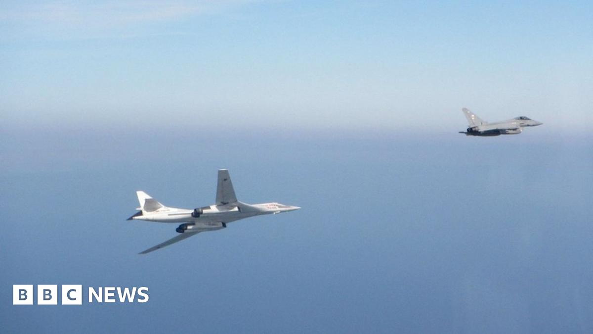 RAF fighter jets intercept Russian planes over North Sea - BBC News