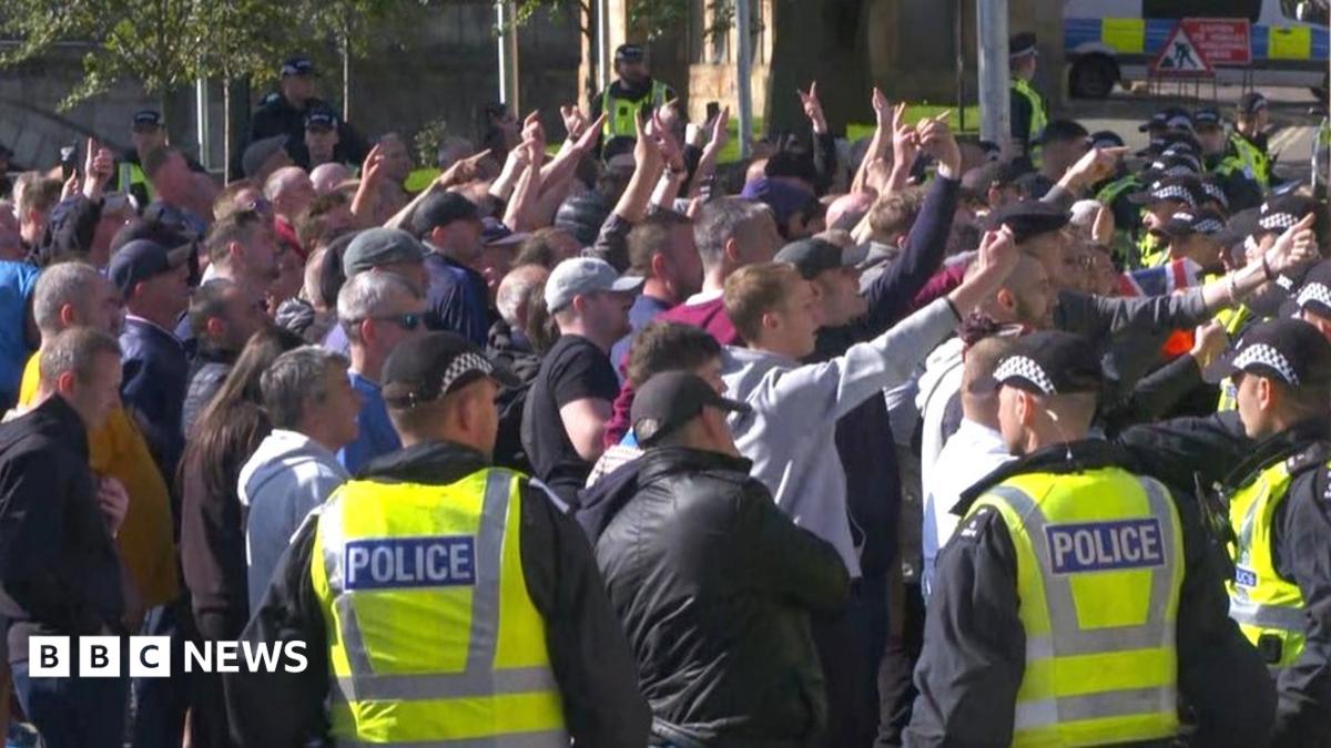 Glasgow march violence 'stain on city's reputation', says minister ...