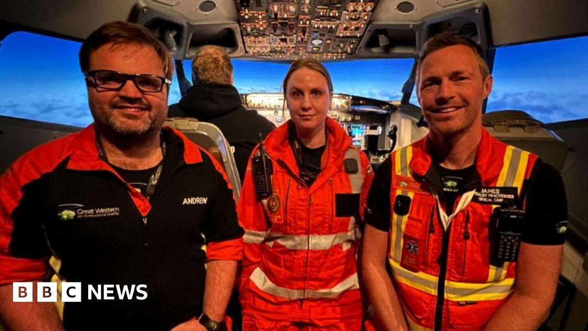 Gloucester Flight Simulators raise £6,500 for air ambulance charity ...