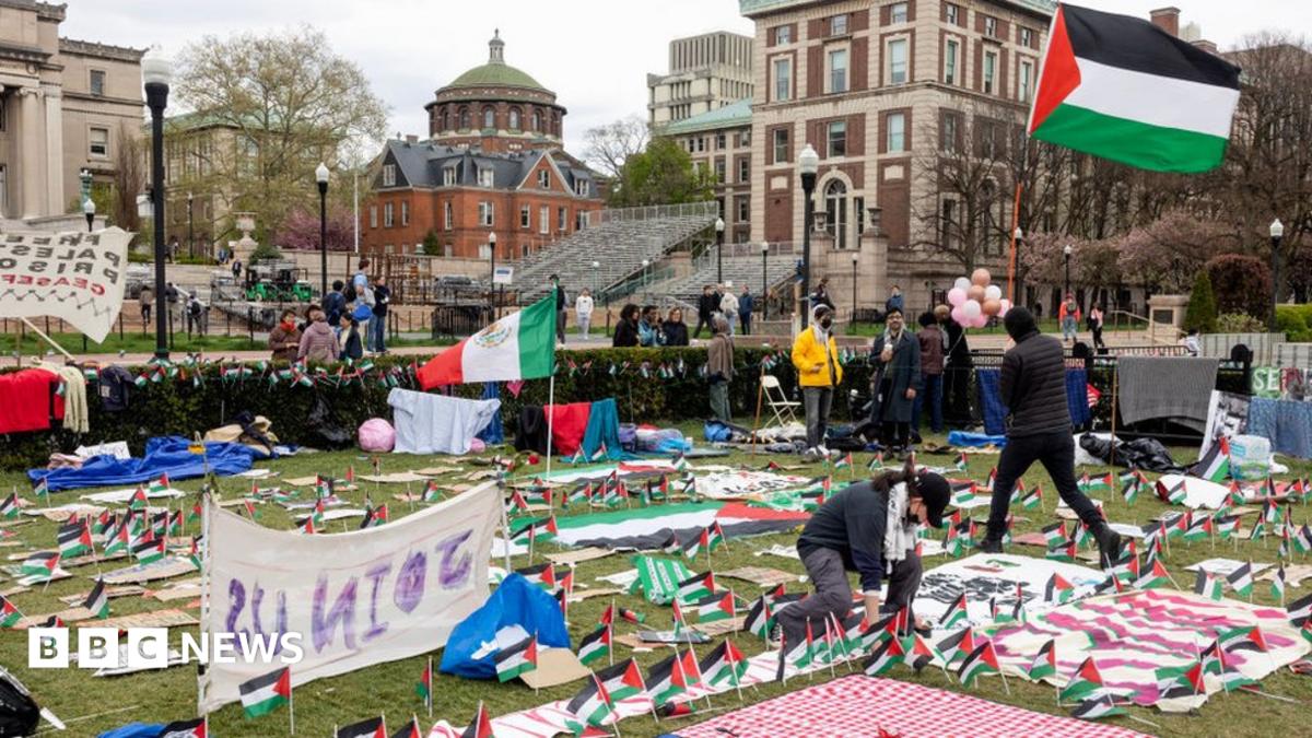 Columbia University: White House condemns antisemitism at college ...