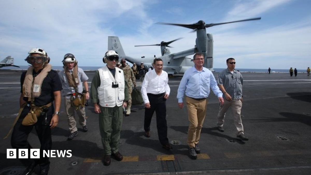 South China Sea: US defence chief Ash Carter wades into row - BBC News