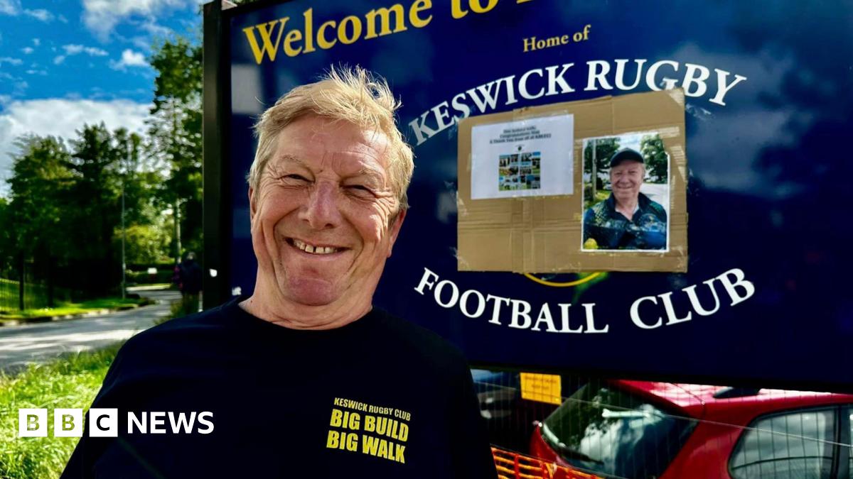 Former mayor walks hundreds of miles for Keswick rugby clubhouse ...