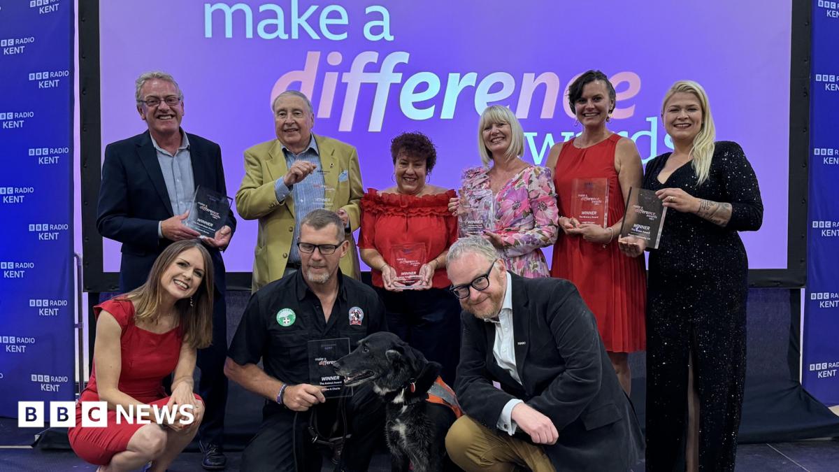 Kent heroes to be recognised in annual Make a Difference Awards - BBC News