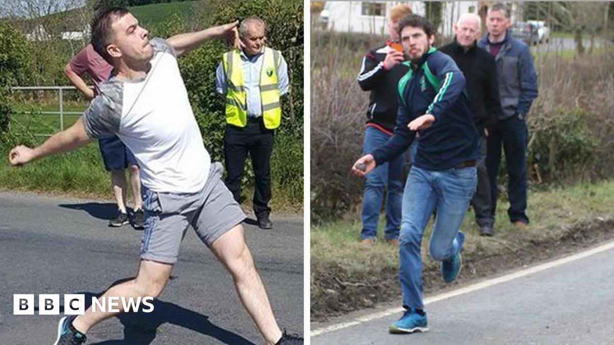 Armagh road bowling: The art of throwing 'bullets' - BBC News