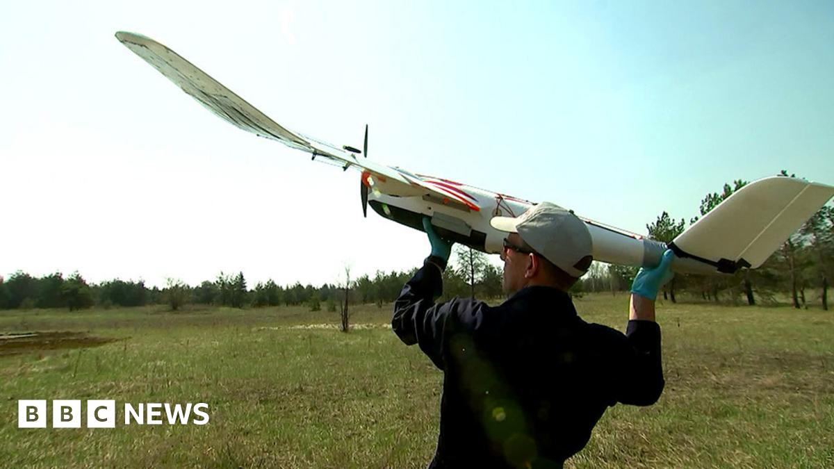 UK drones map Chernobyl's 'Red Forest' - BBC News
